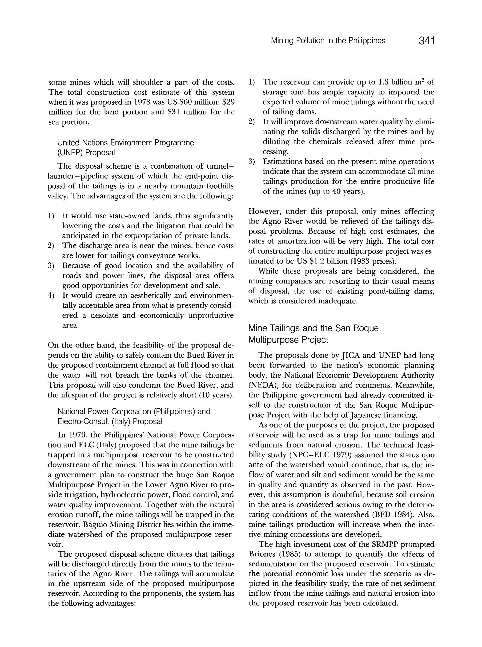 Mining Pollution: The Case of The Baguio Mining District,Philippines | PDF