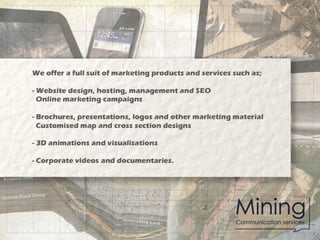 Mining communication services | PPT