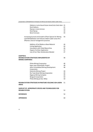 A Research Compendium For Mining And Volcanic Debris-Laden Areas | PDF