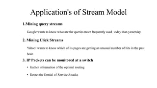Mining data streams | PPTX