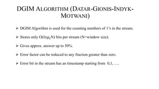Mining data streams | PPTX