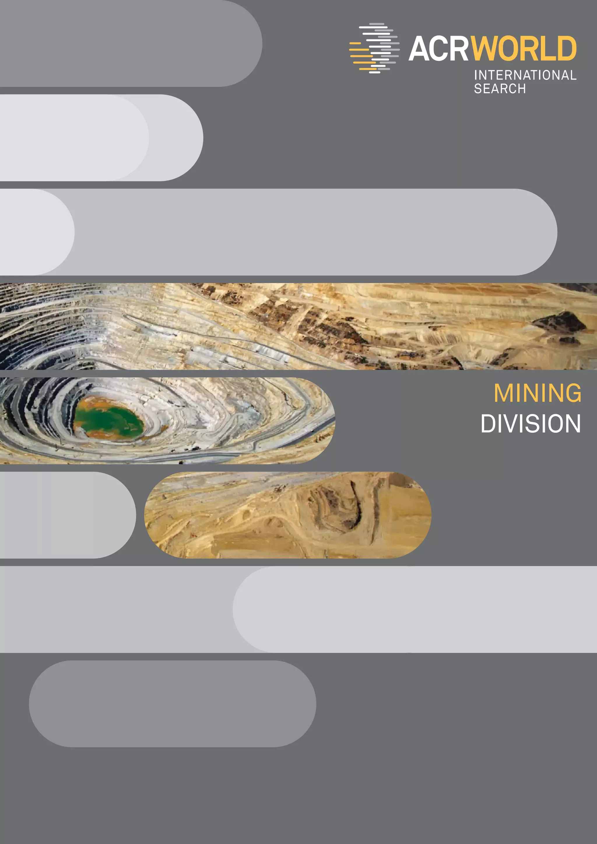 ACRWORLD Mining Brochure | PDF | Management Consulting Industry ...