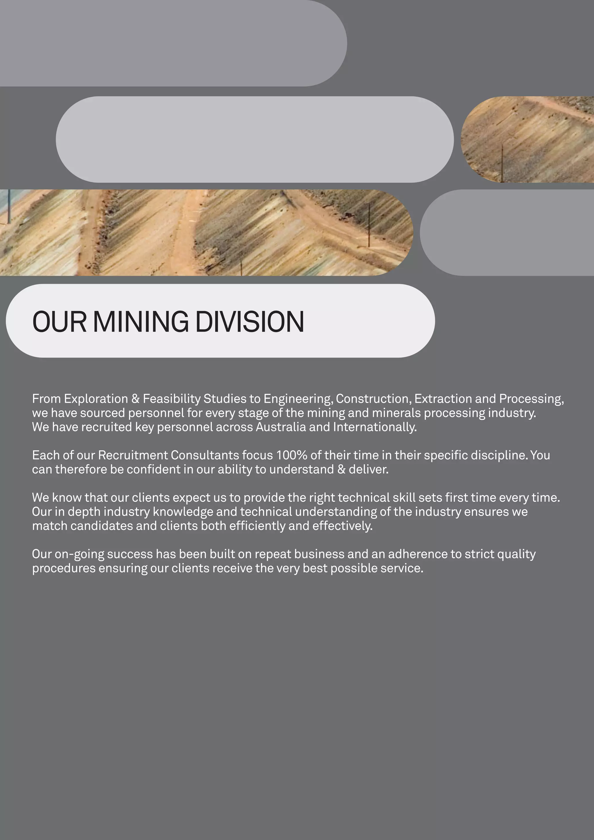 ACRWORLD Mining Brochure | PDF | Management Consulting Industry | Industries