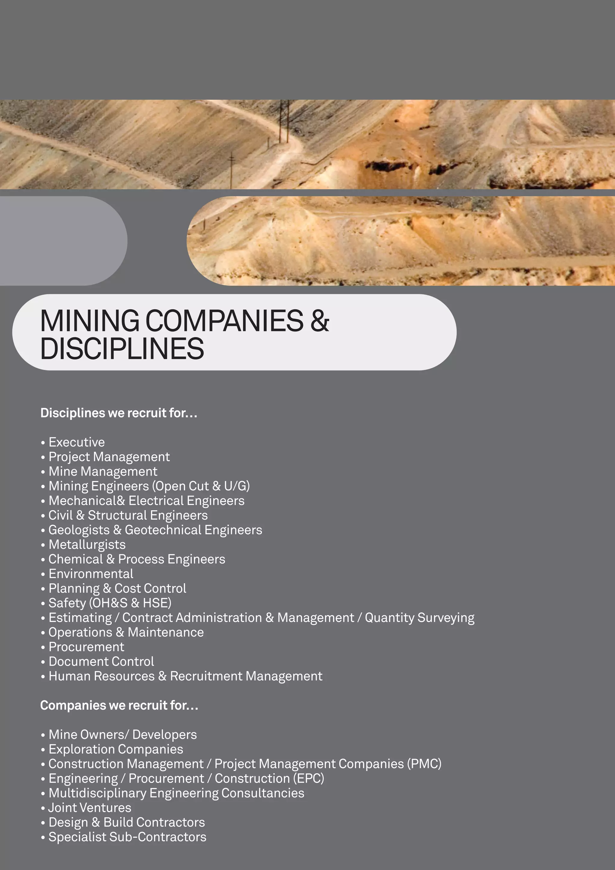 ACRWORLD Mining Brochure | PDF | Management Consulting Industry ...