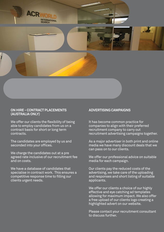 ACRWORLD Mining Brochure | PDF | Management Consulting Industry ...