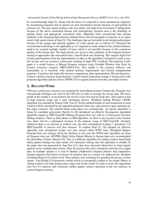 Mining frequent itemsets (mfi) over | PDF