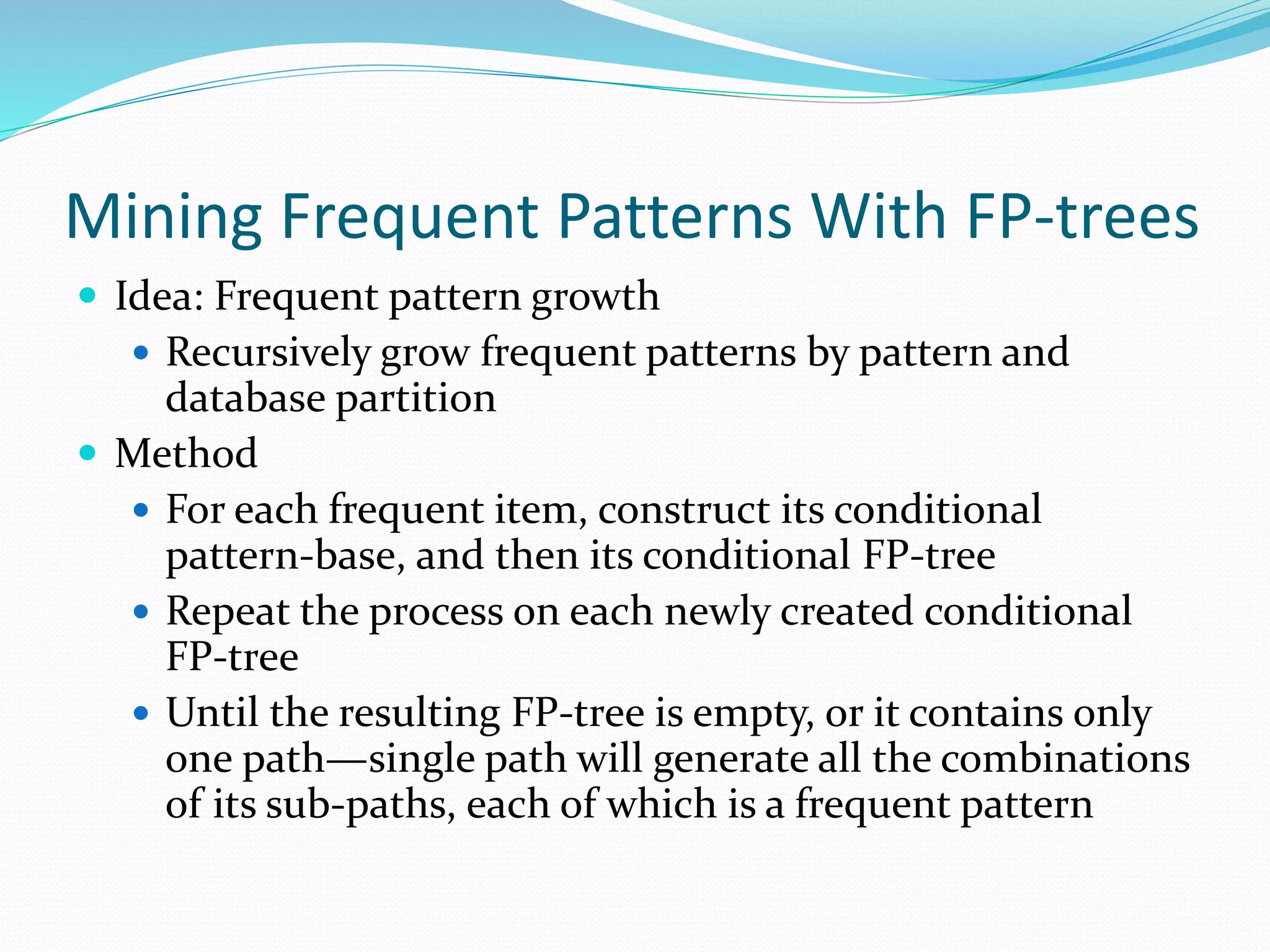 Mining frequent patterns association | PPT