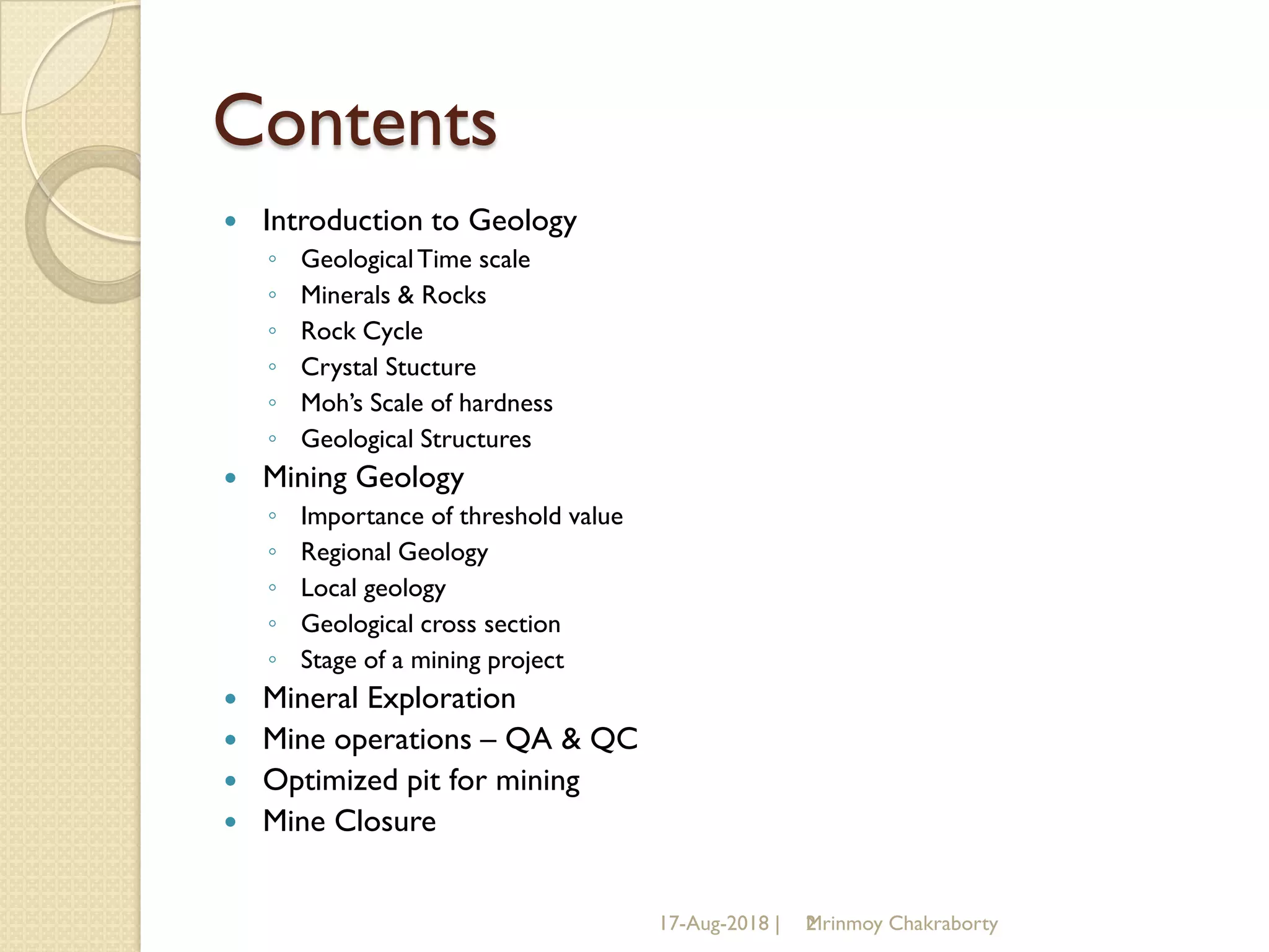 Mining geology an overview | PDF