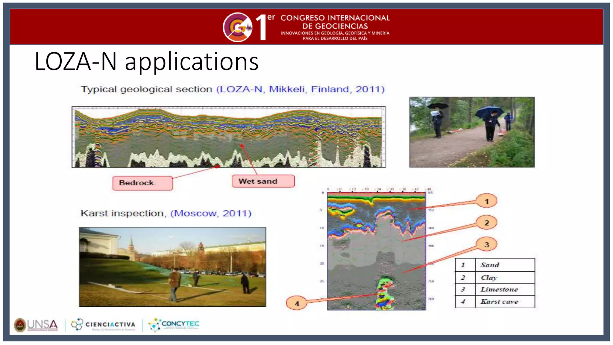 Paper presented at the First International Congress of Geosciences ...
