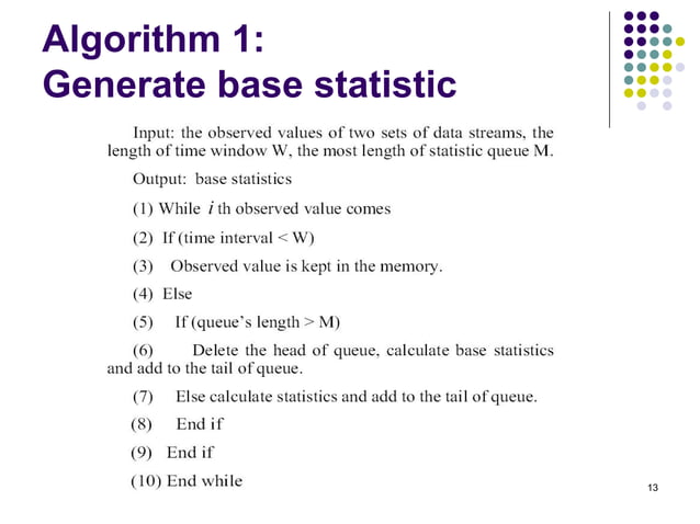 Mining group correlations over data streams | PPT