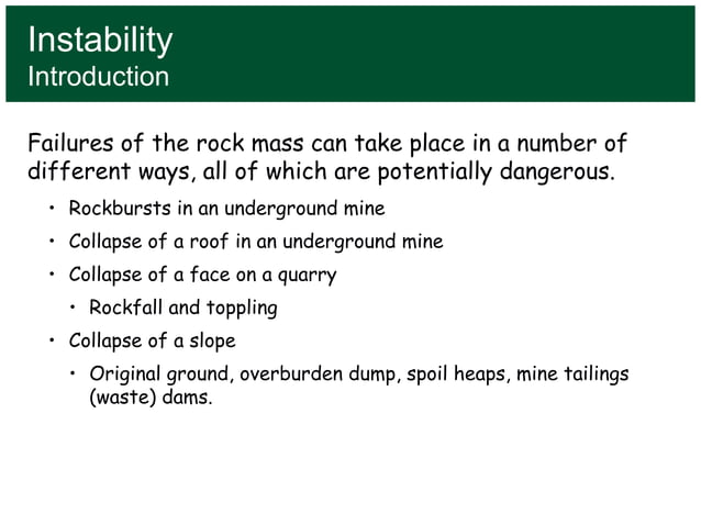 Mining Hazards Ppt