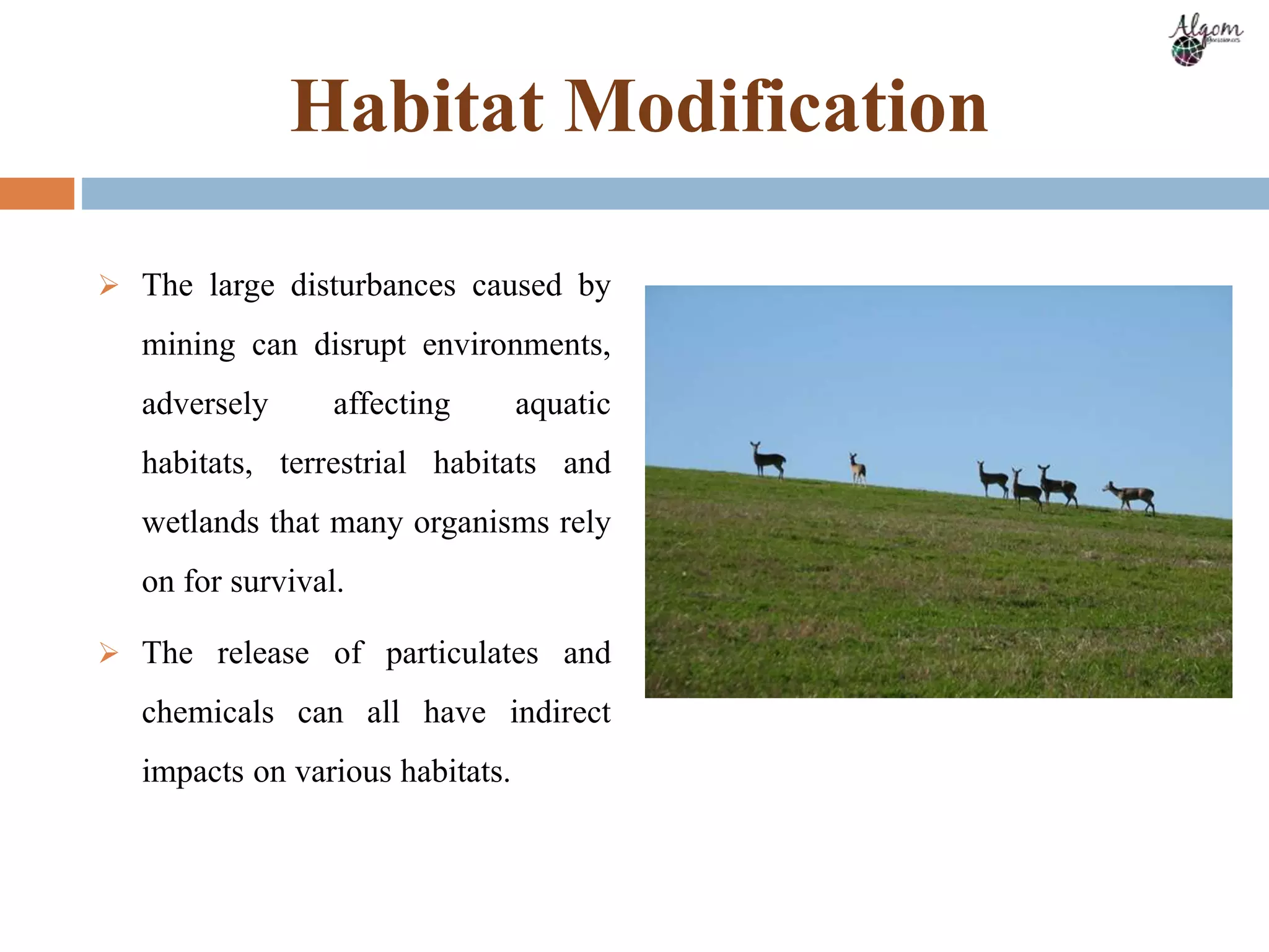 Environmental Impacts of Mining and Mitigation Measures | PPT