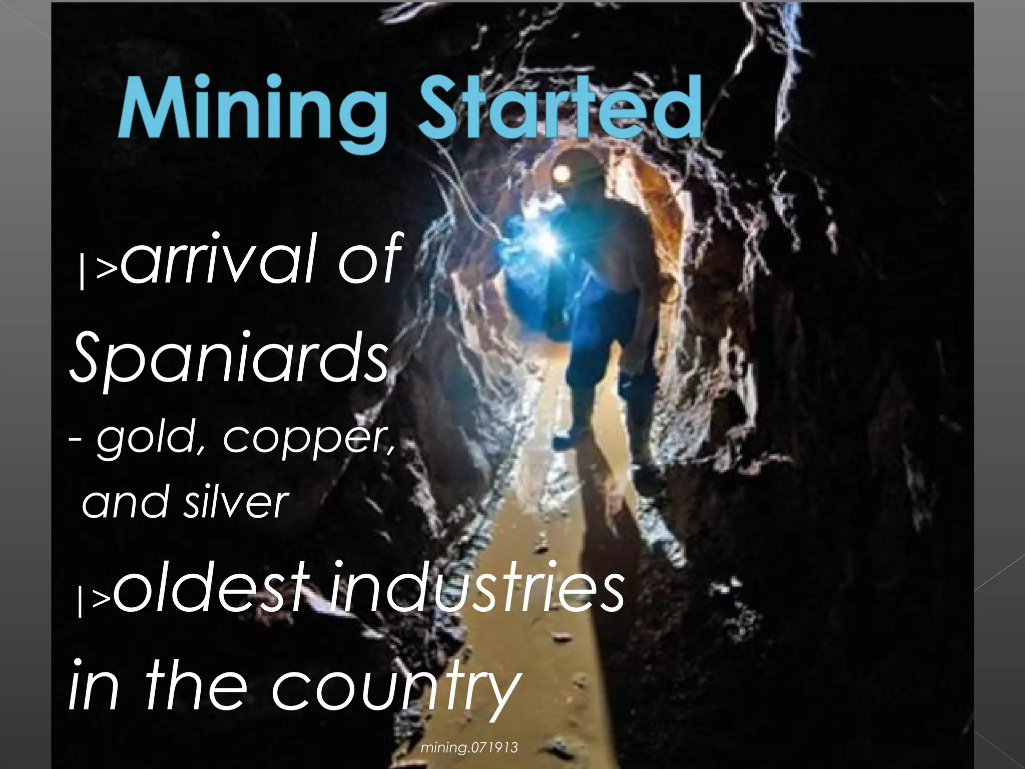 Mining industry in the philippines-types and problems | PPT
