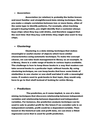 Mining internal sources of data | PDF