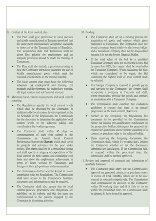 Mining Local Content Regulations | PDF | Developmental Sites | Real Estate