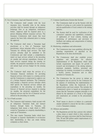 Mining Local Content Regulations | PDF | Developmental Sites | Real Estate