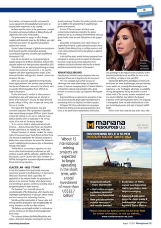 Mining Journal. Focus on Argentina: land of opportunities - 2012 | PDF