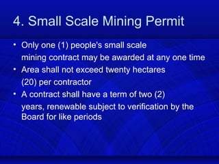 Mining Law in the Philippines.ppt Mining Law in the PhilippinesMining ...