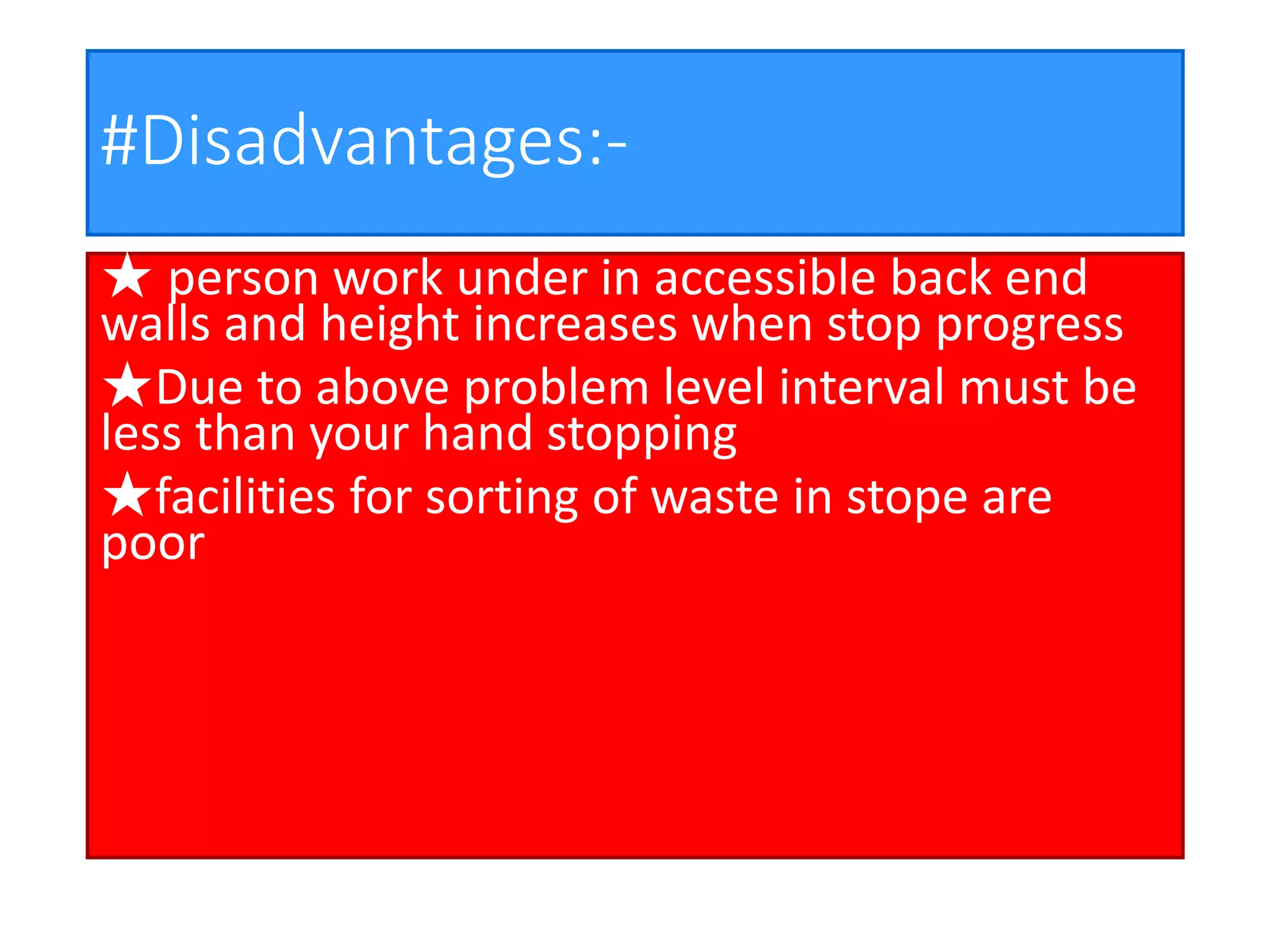 Underhand stoping method | PPT