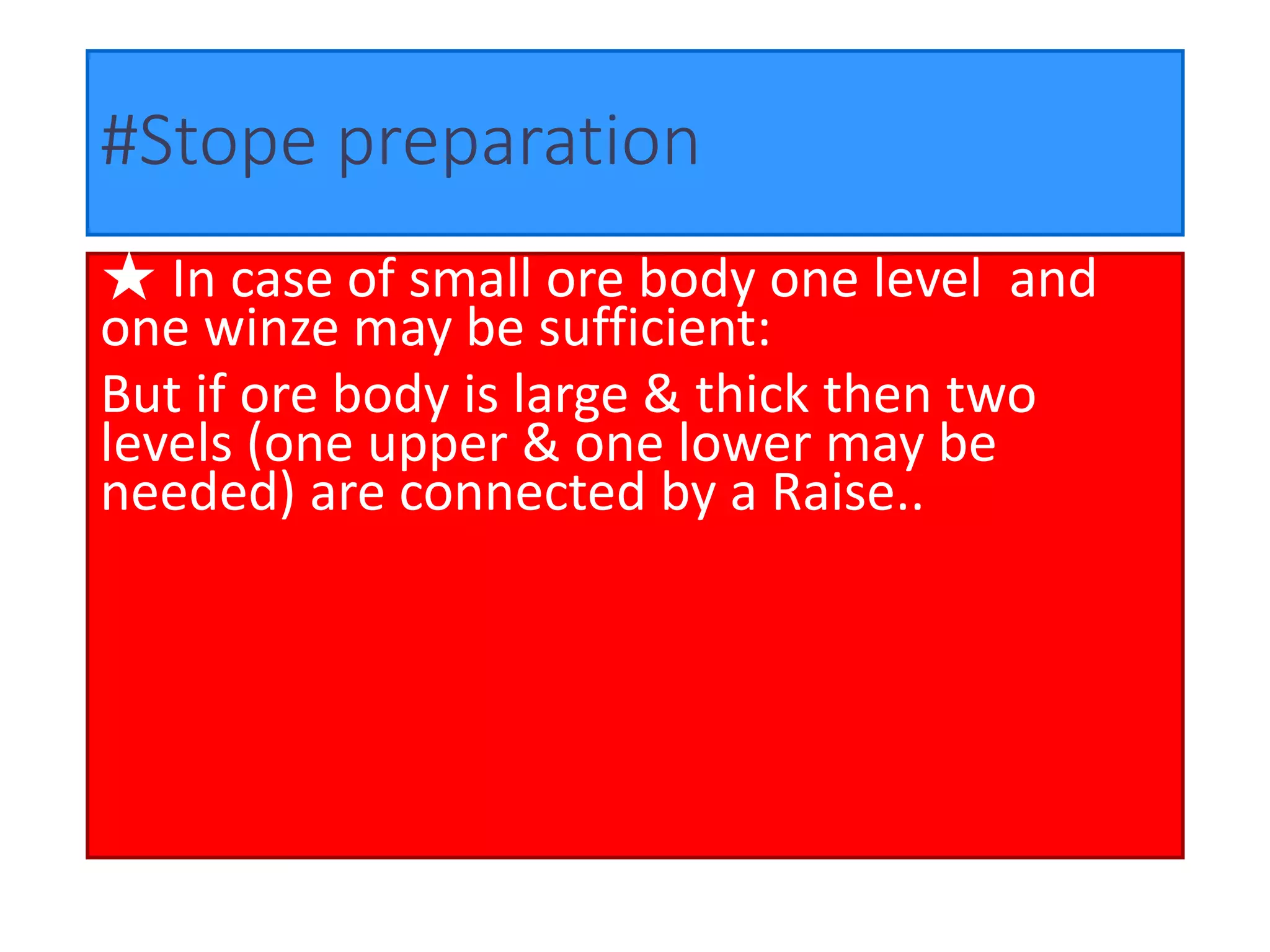 Underhand stoping method | PPT