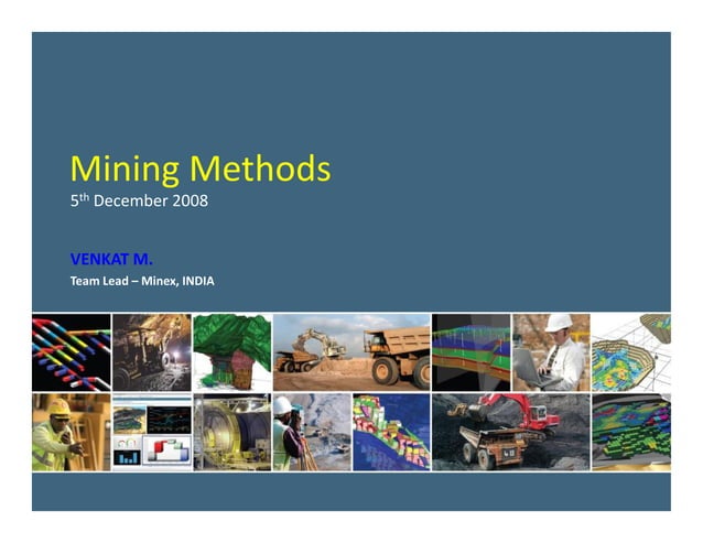 Mining Methods | PDF