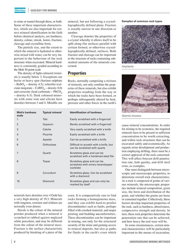 Mining Methods Underground Mining Pdf Construction Industry