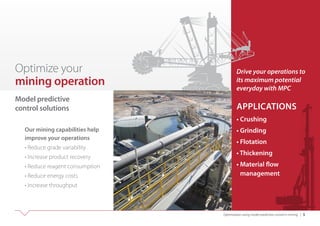 Mining model predictive control overview | PDF