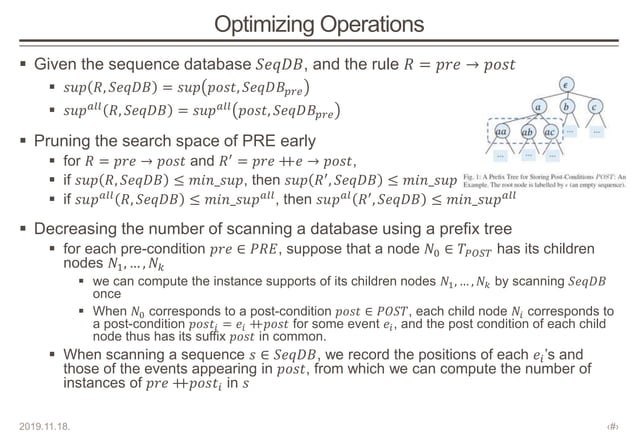 Mining Non Redundant Recurrent Rules From A Sequence Database Ppt