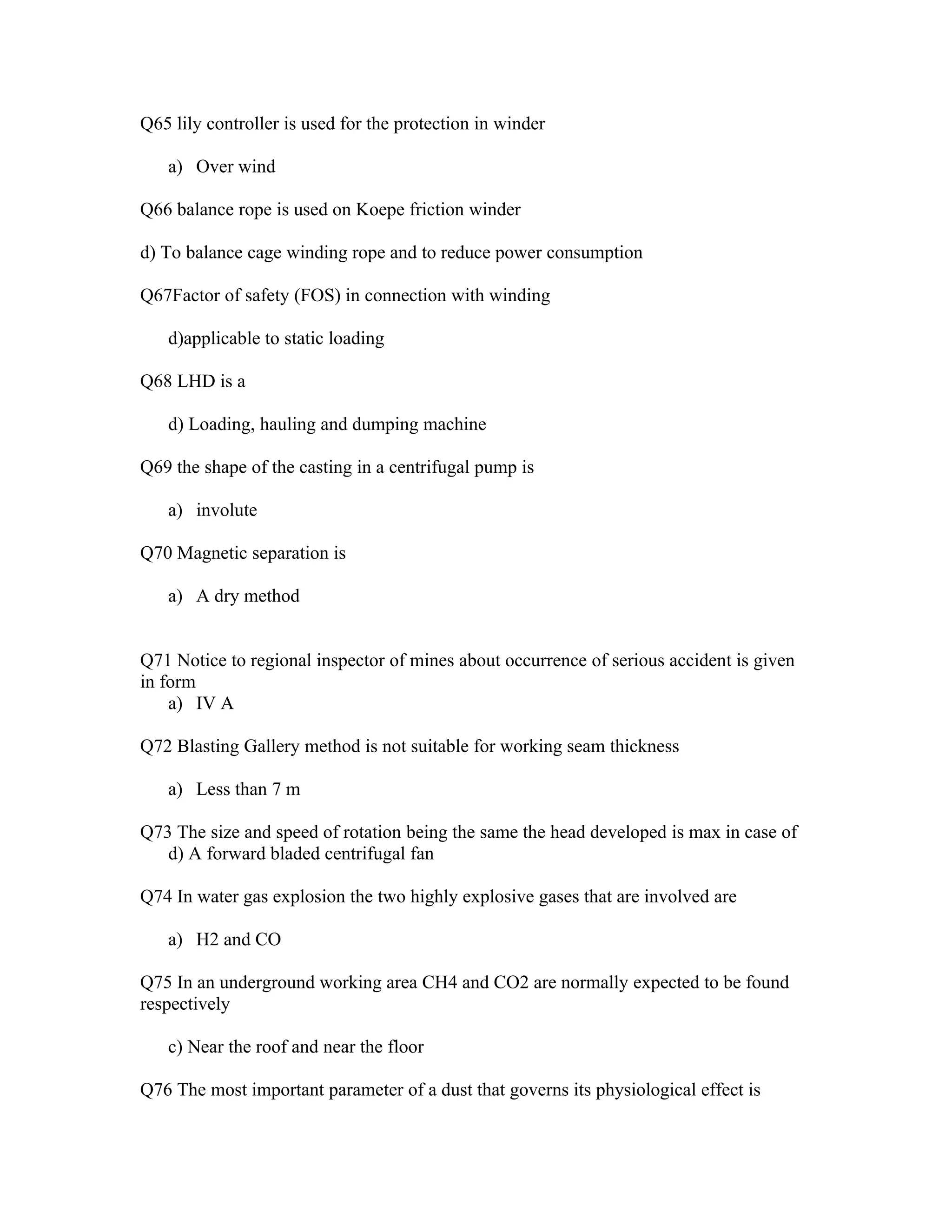 Mining objective answers | DOC