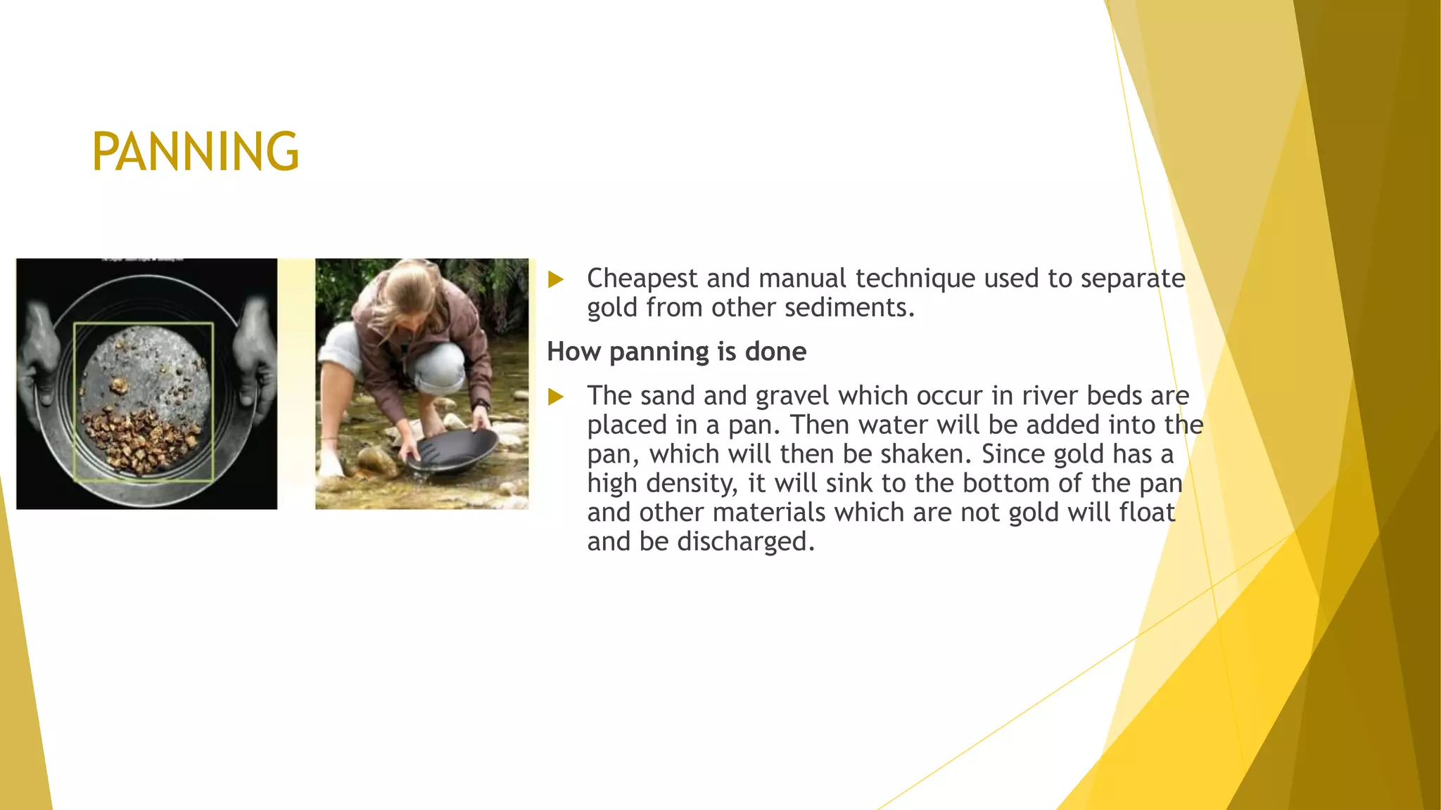 Mining of gold in south africa | PPTX