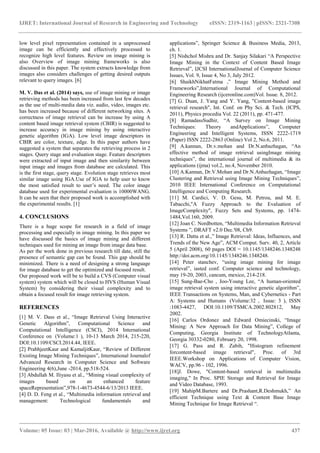 Mining of images using retrieval techniques | PDF