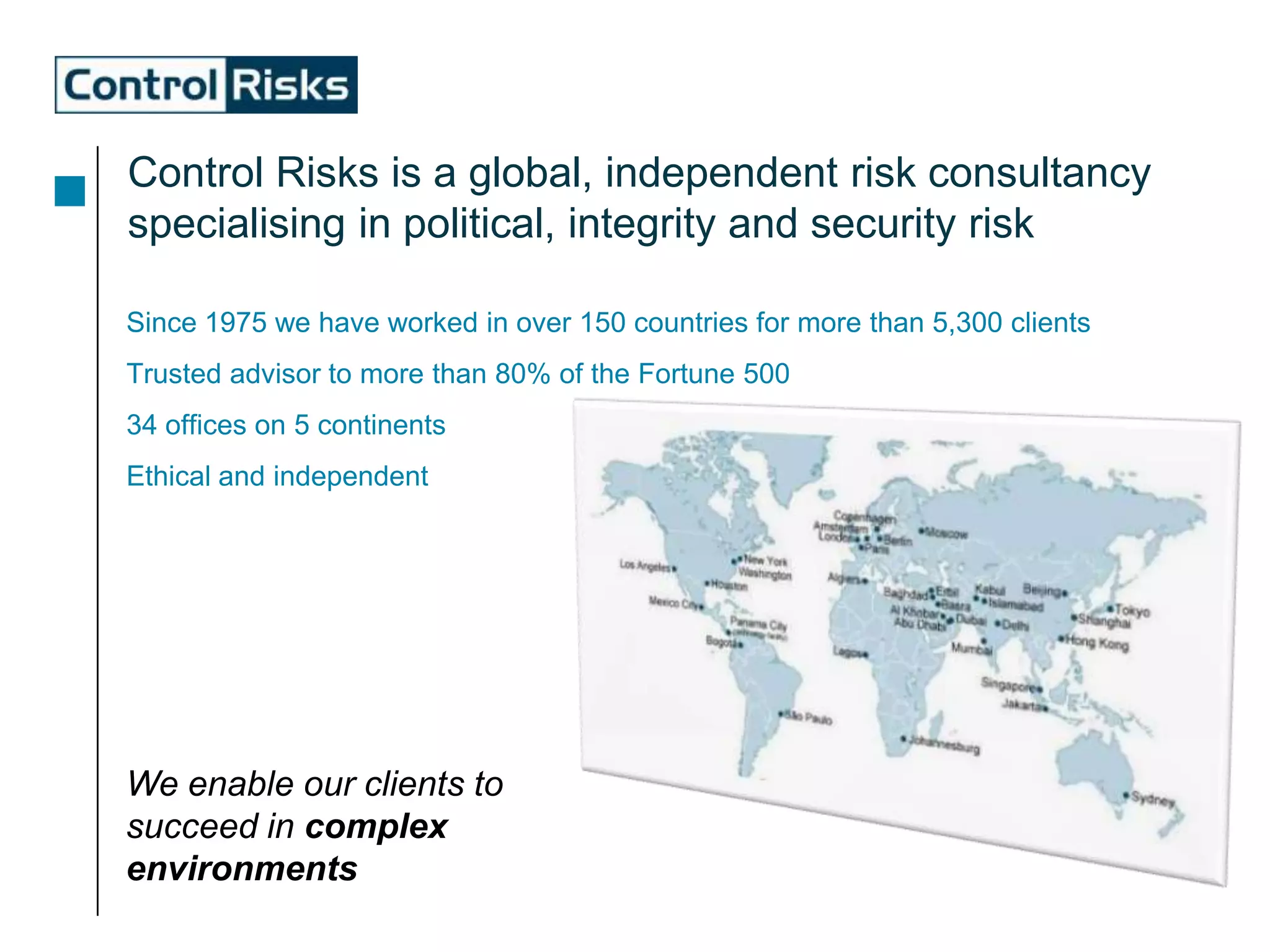African mining: risks and rewards - Markus Weimer, Control Risks | PPT