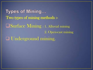 Mining ppt 2014 | PPTX