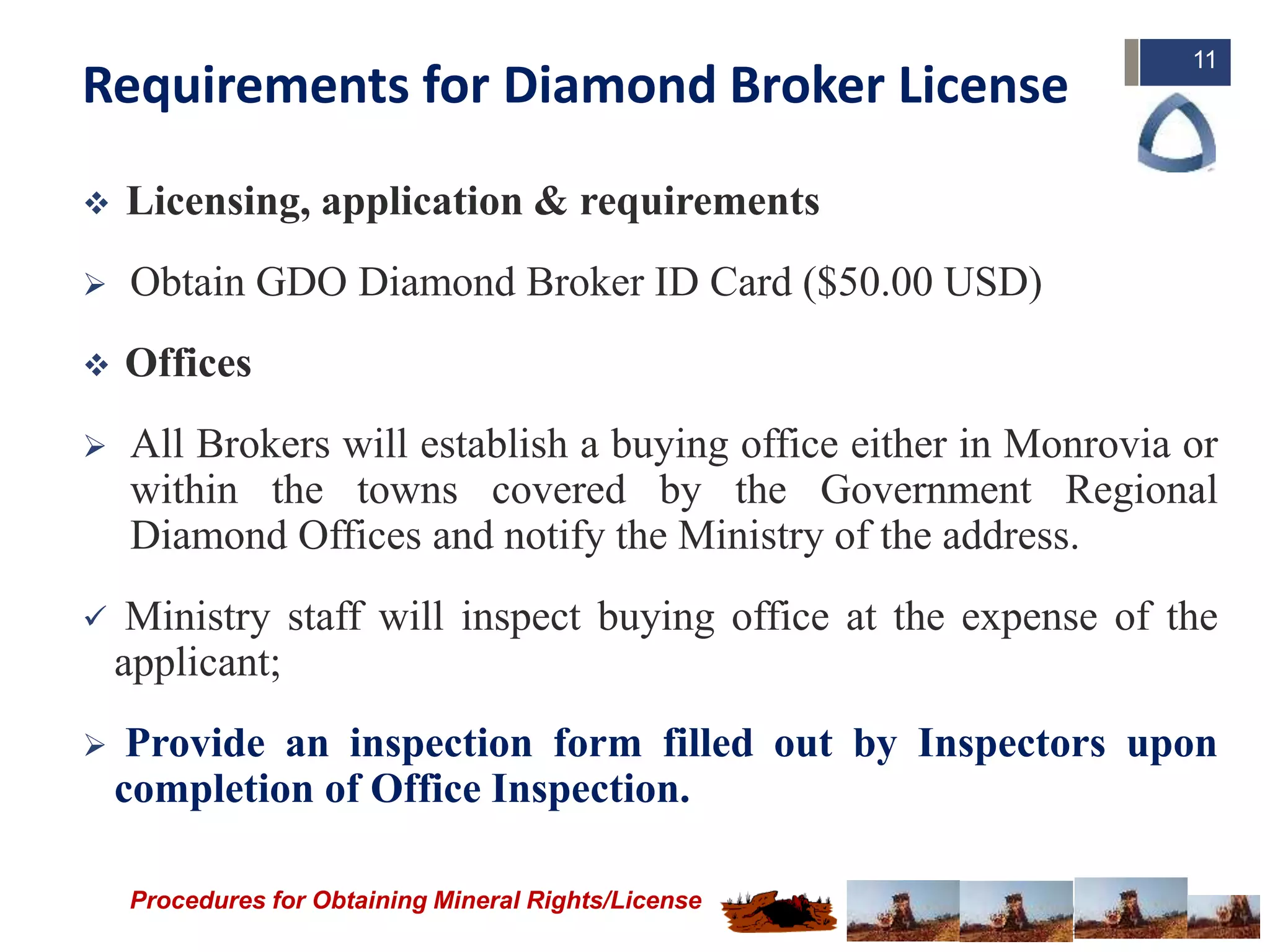 Procedures of Obtaining Mining Rights/License in Liberia | PPTX