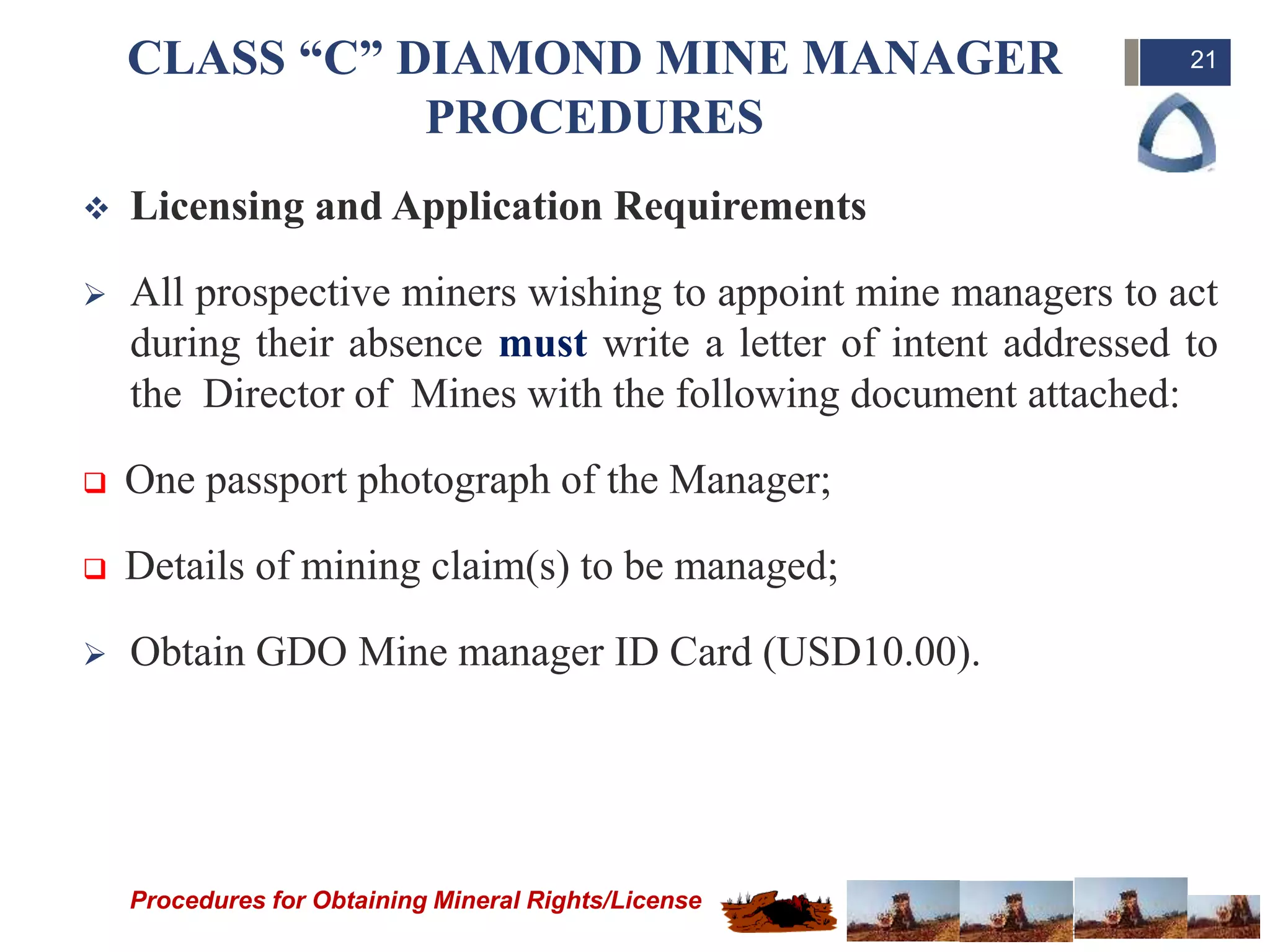 Procedures of Obtaining Mining Rights/License in Liberia | PPTX