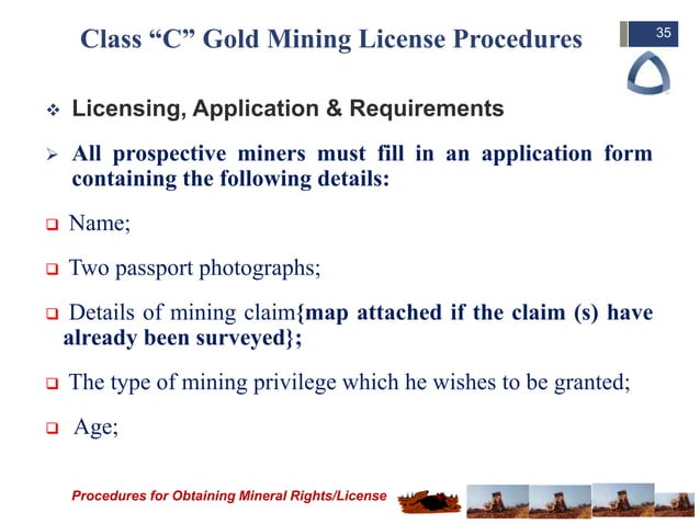 Procedures of Obtaining Mining Rights/License in Liberia | PPTX
