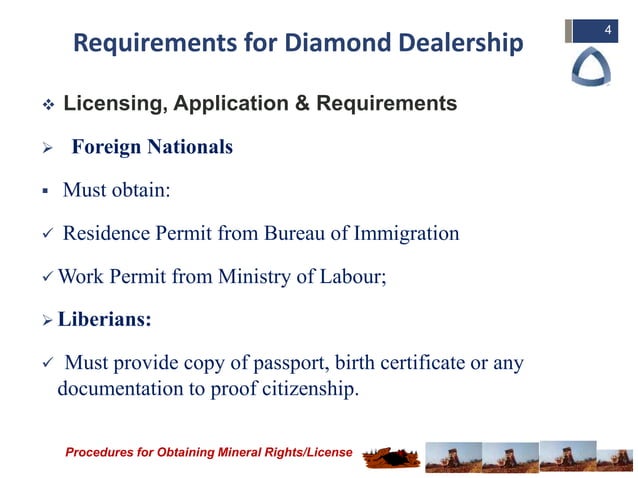 Procedures of Obtaining Mining Rights/License in Liberia | PPTX