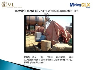 Mining processing plants, dry mining equipment machinery plants ...