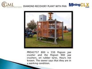 Mining processing plants, dry mining equipment machinery plants ...
