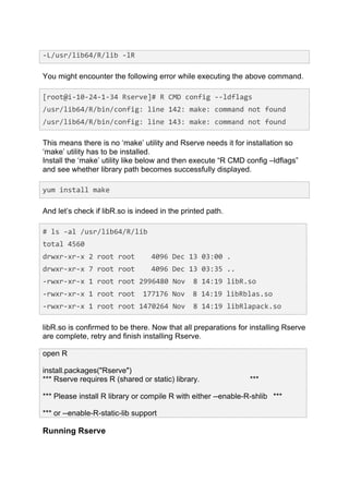 RHive tutorial - Installation | PDF
