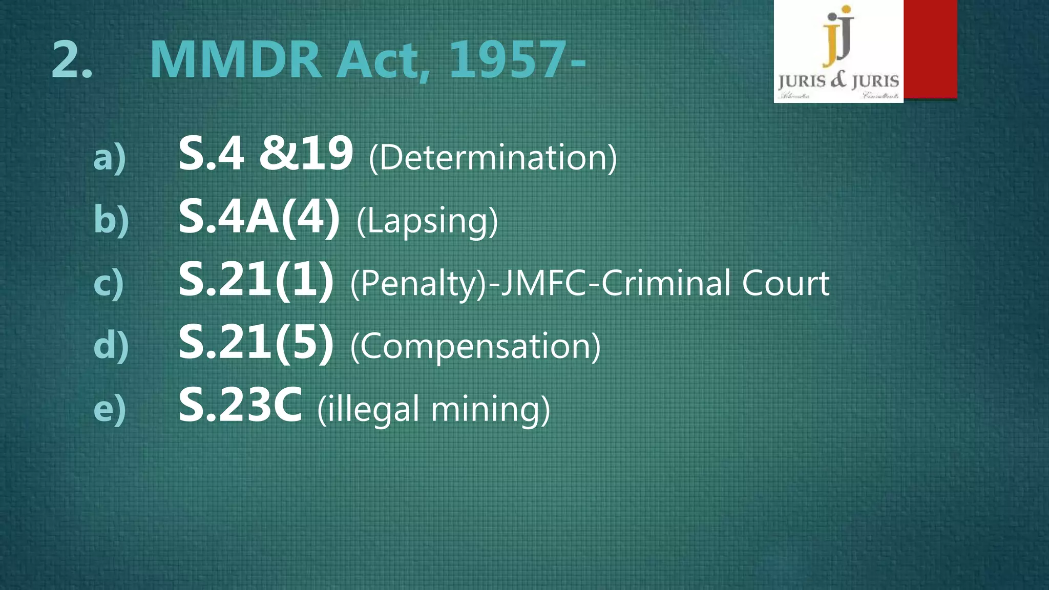 Mining Sector Regulatory Mayhem | PPT