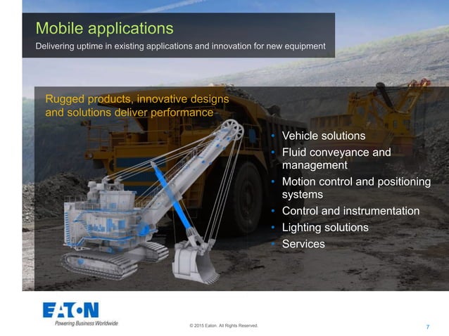 An overview of Eaton's Mining segment solutions | PPTX