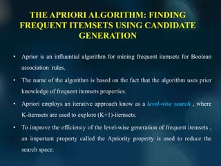 Mining single dimensional boolean association rules from transactional ...