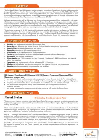 Mining Social Labour Plan 2012 | PDF