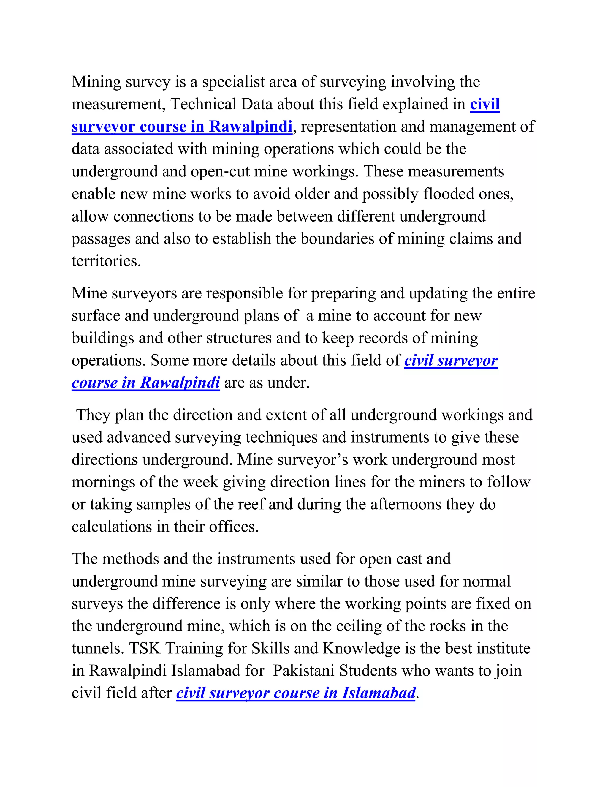 Mining surveys | PDF