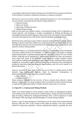 Mining terminology | PDF