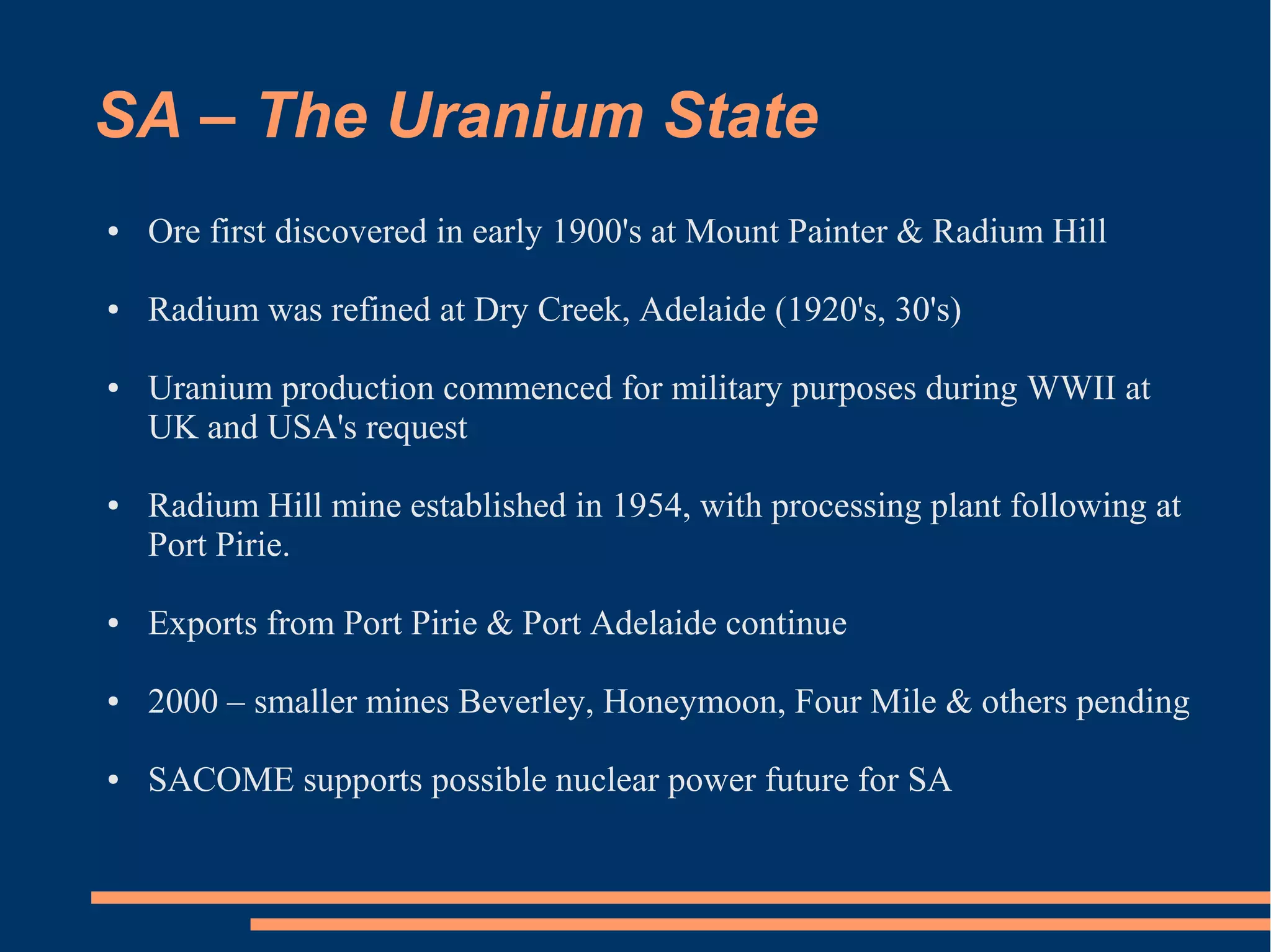 Mining & the South Australian Environment slideshare | PDF