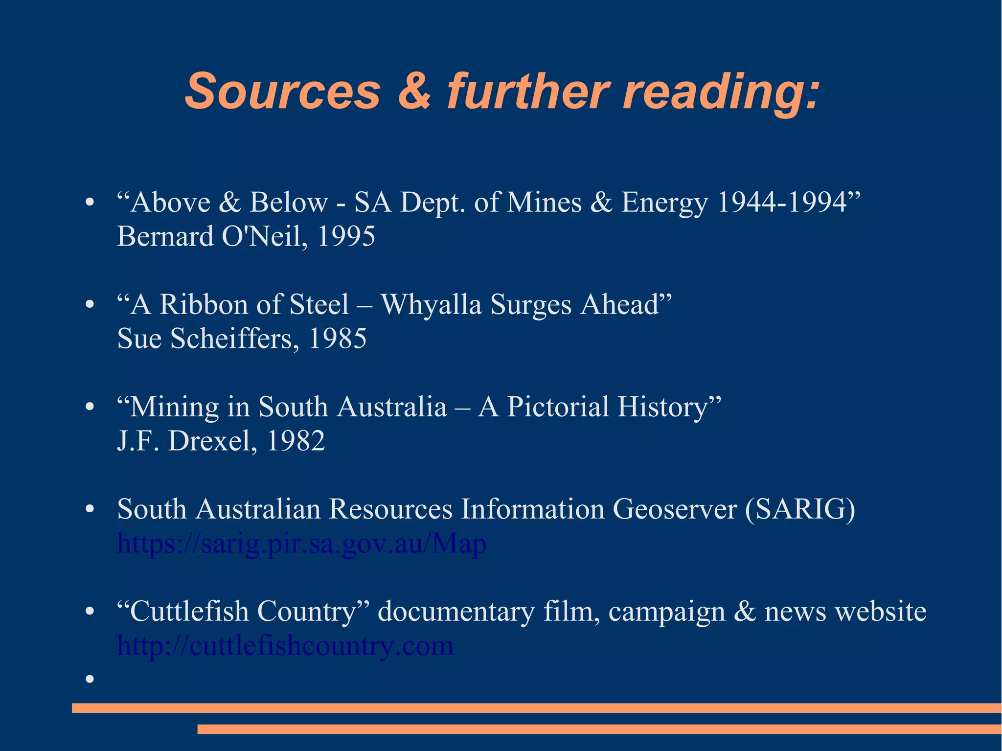 Mining & the South Australian Environment slideshare | PDF