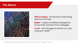Mining the web, no experience required | PPT