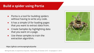 Mining the web, no experience required | PPT